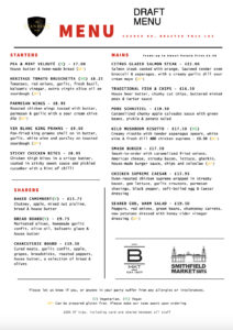 MENU - The Stanhope Arms